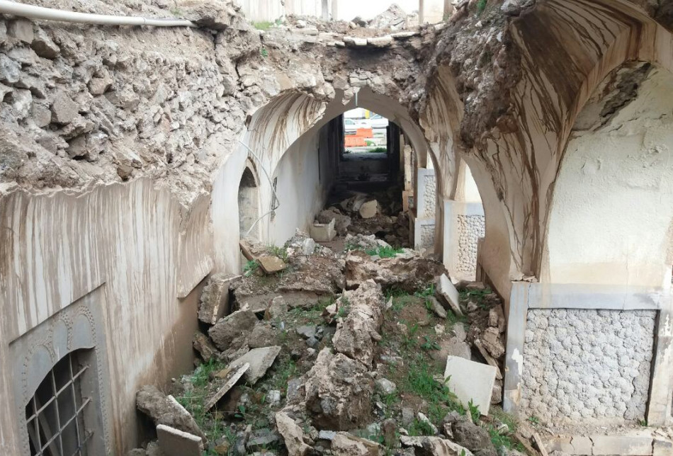 The Qishla of Kirkuk on the brink of collapse